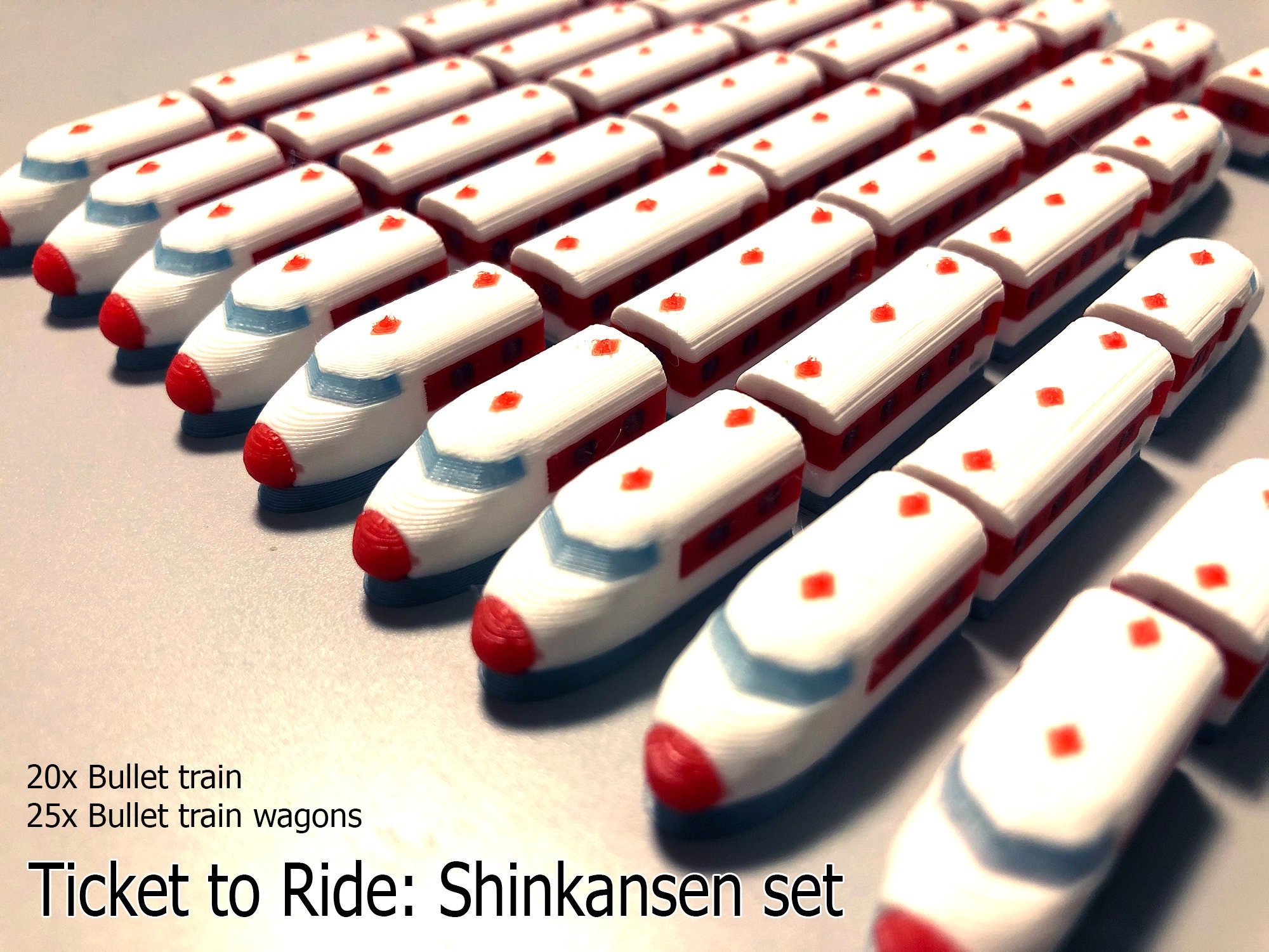 Ticket to Ride Ultimate Train set No1 Multicolor 3D print | Etsy