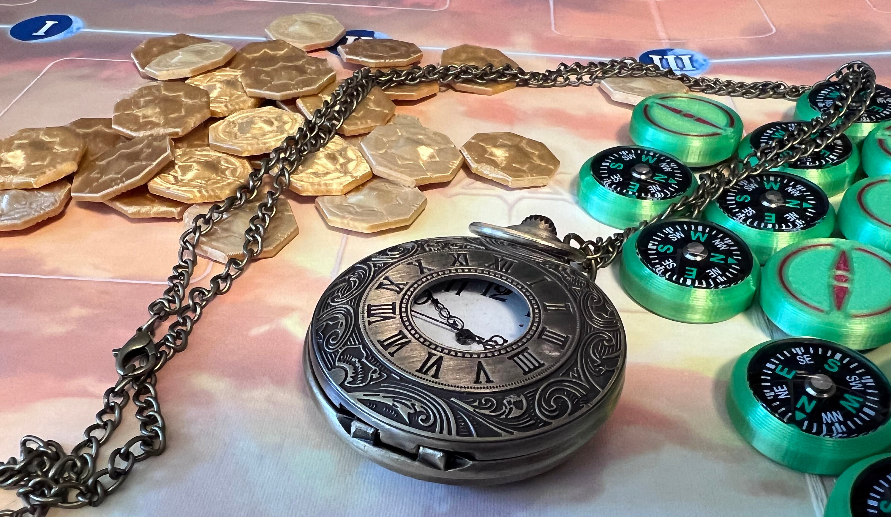 Arnak (lost Ruins of Arnak) Boardgame - 1st Player Compass and Gold ...