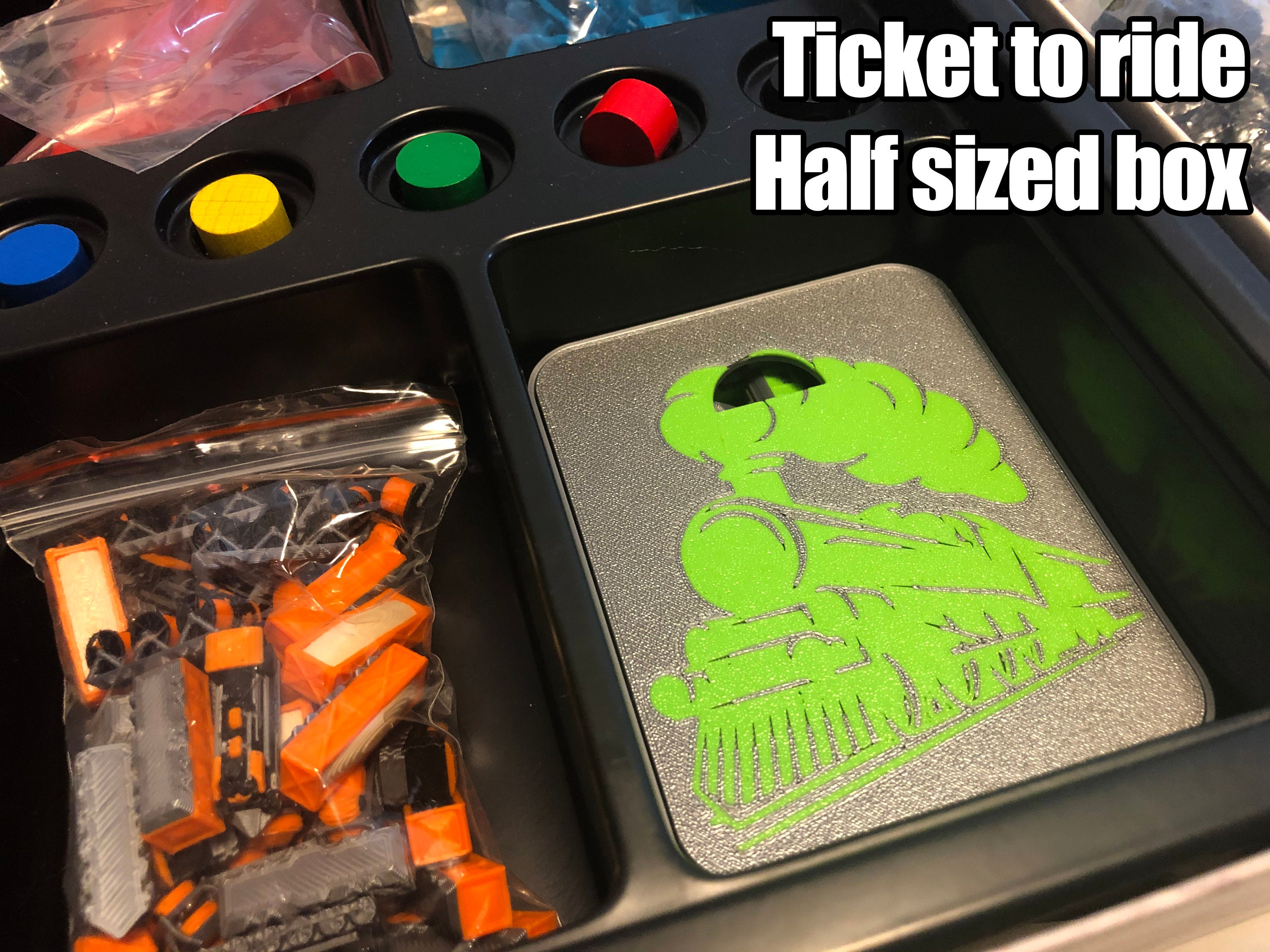 Ticket to Ride Train Box Storage 3D Print Multicolor - Etsy UK