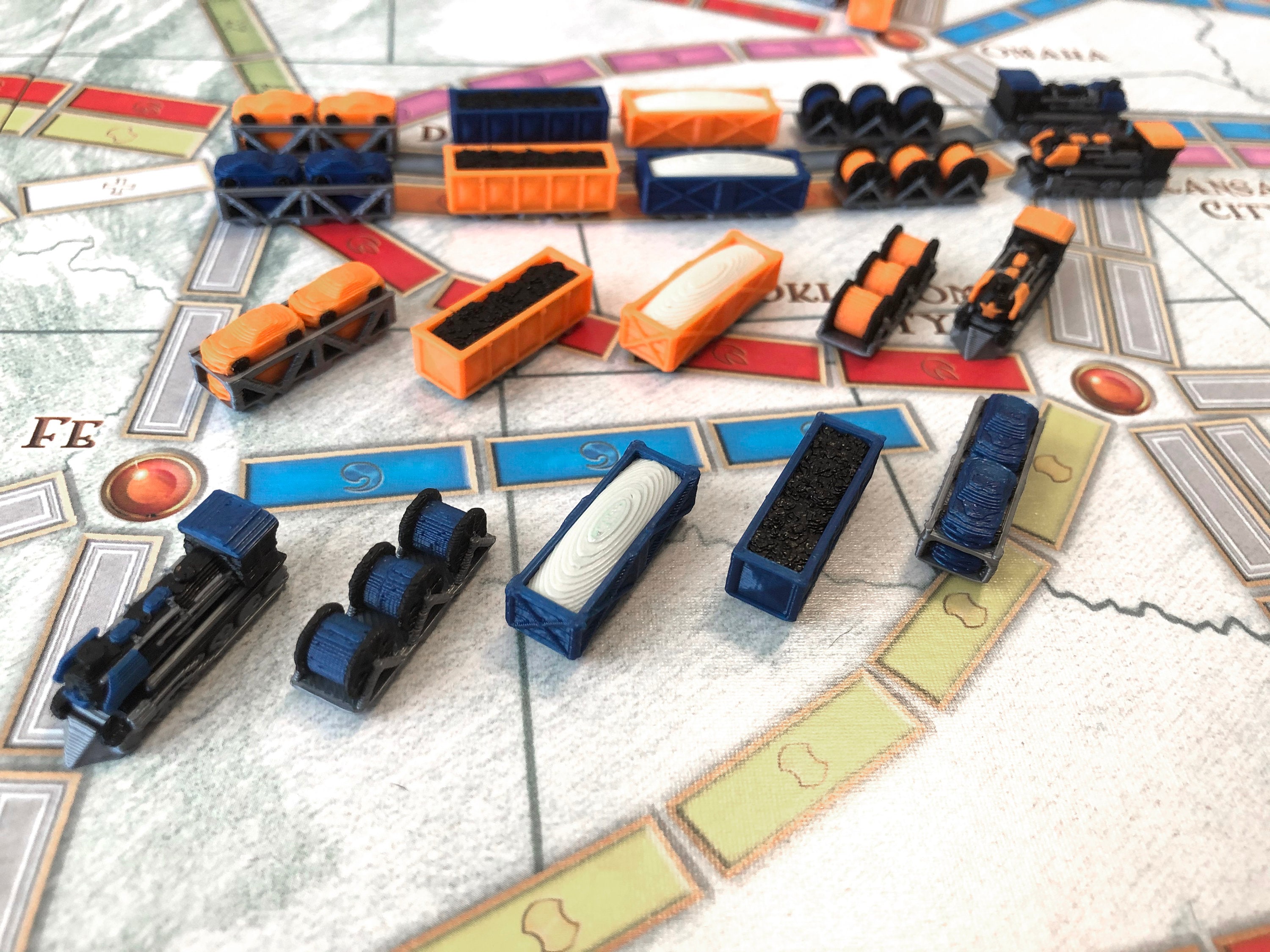 Ticket to Ride Ultimate Train Set No2 multicolor 3D Print - Etsy