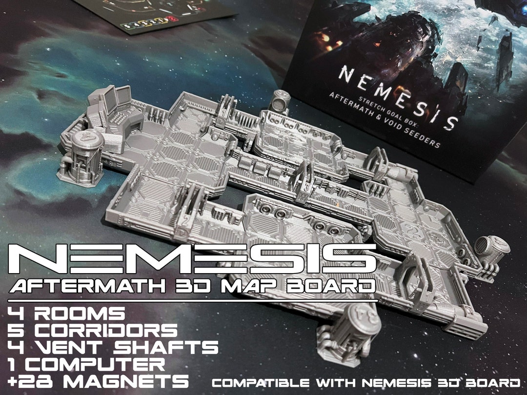 Nemesis Aftermath 3D Board - 3D Board Map for Nemesis Aftermath Board ...