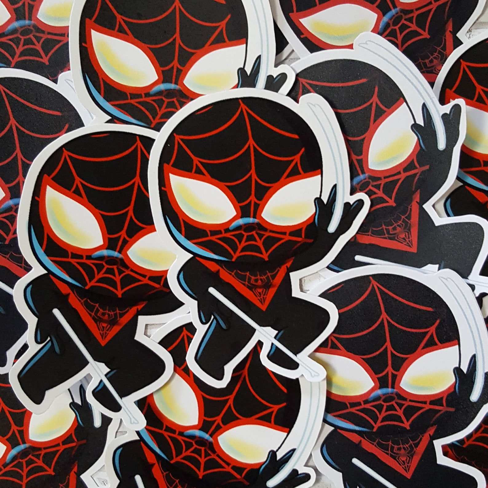 Ultimate Spiderman | Miles Morales | Vinyl Sticker - Etsy Ireland