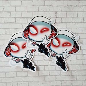 Spidergwen | Ghost Spider | Spiderwoman | Vinyl Sticker - Etsy