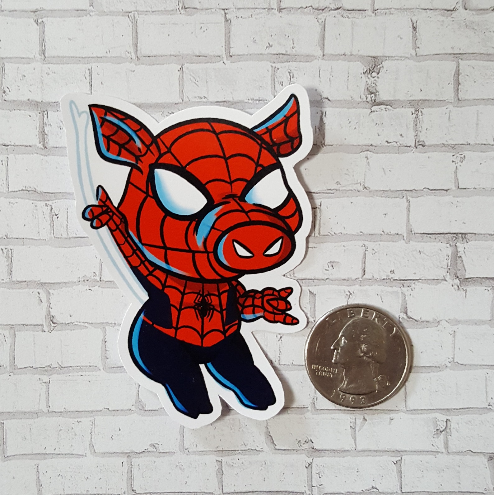 Spiderham | Spiderpig | Peter Porker | Vinyl Sticker - Etsy