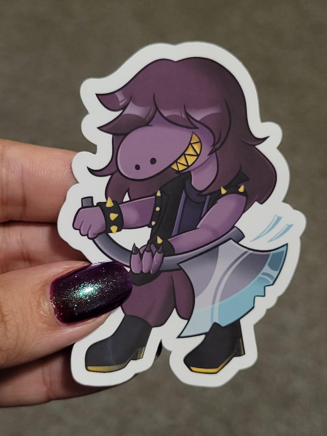 Deltarune Susie Sticker - Etsy