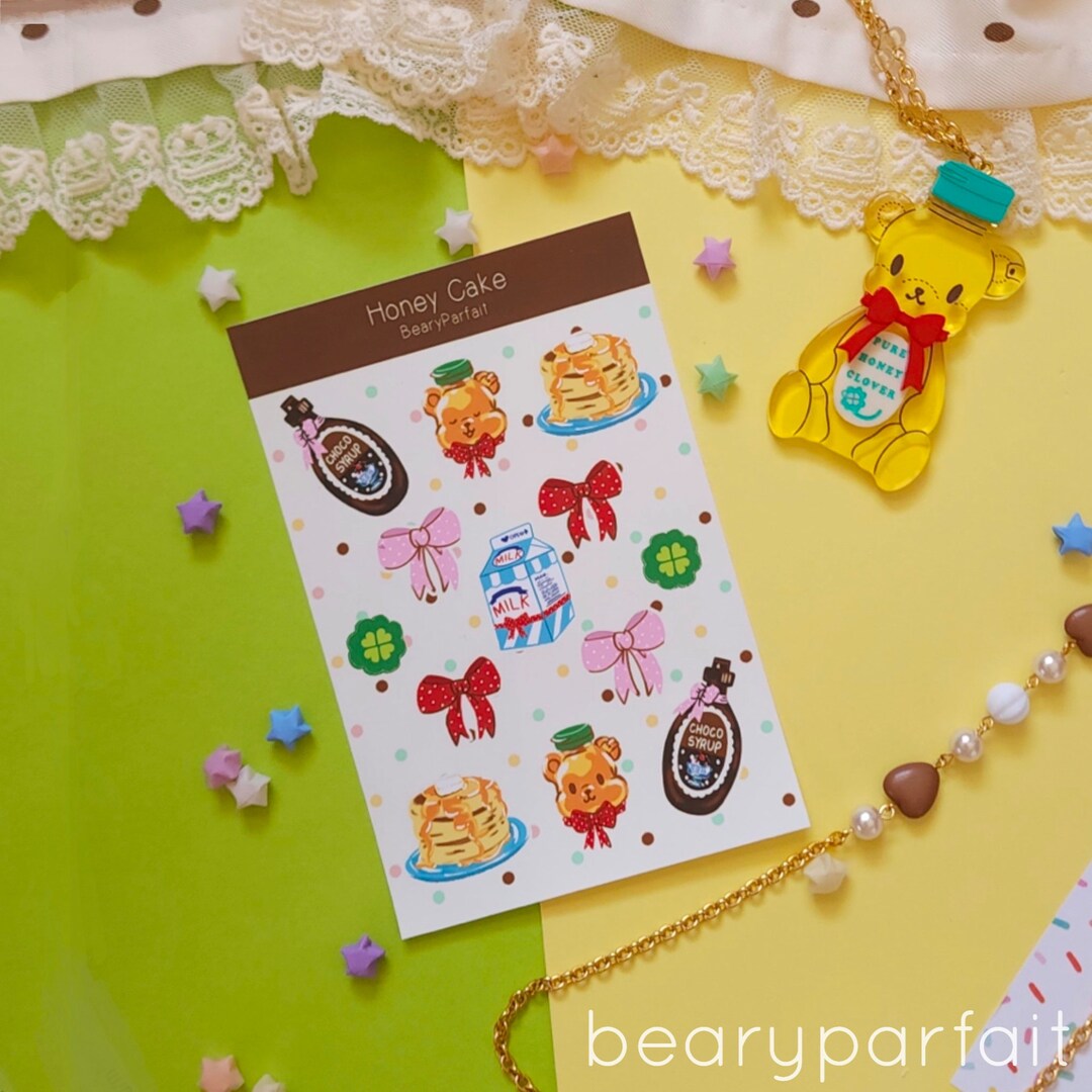Honeycake Sticker Sheet - Etsy