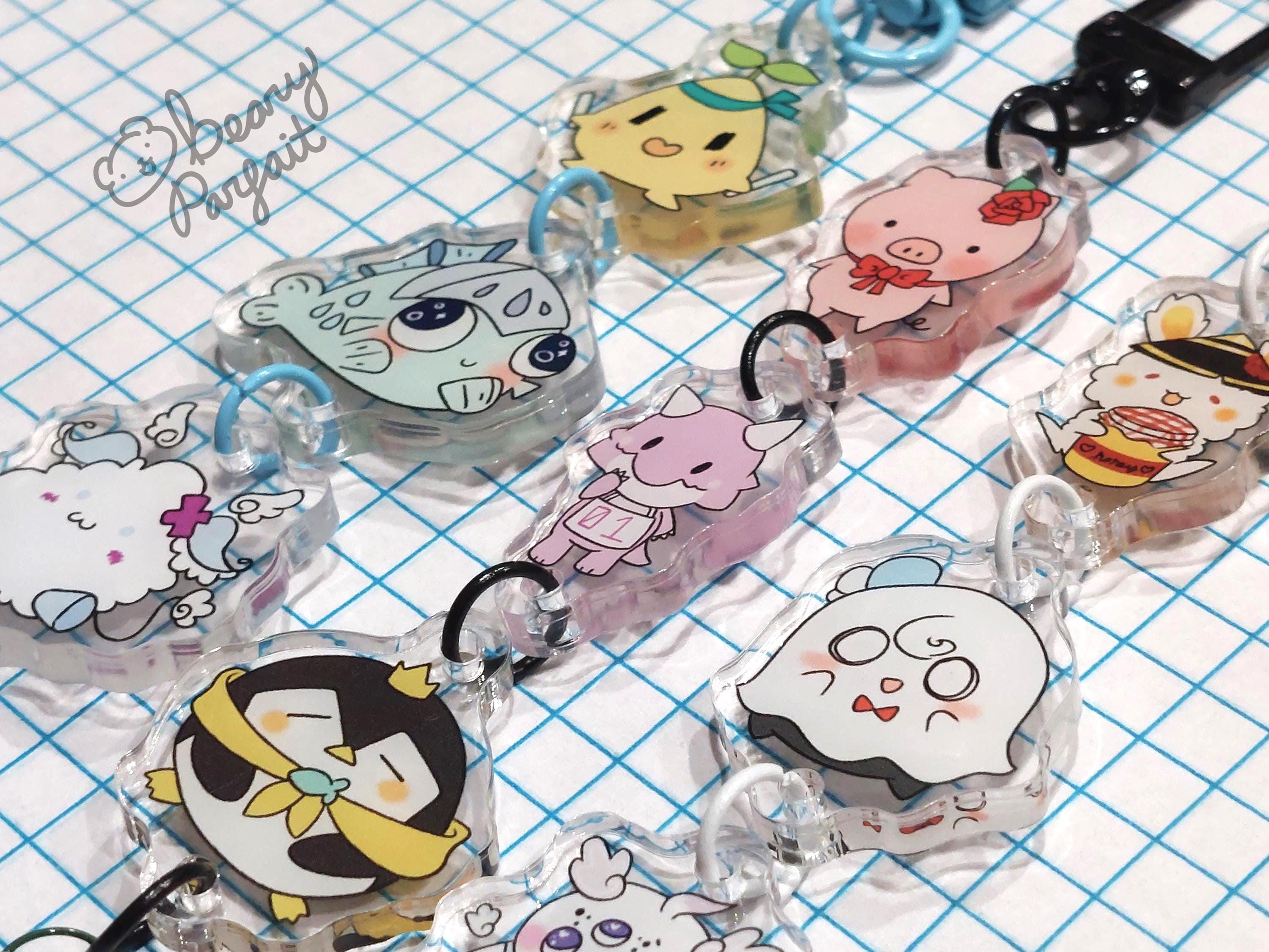 Nijisanji Chained Keychains Wave 1-3 Lazulight Obsydia Ethyria - Etsy