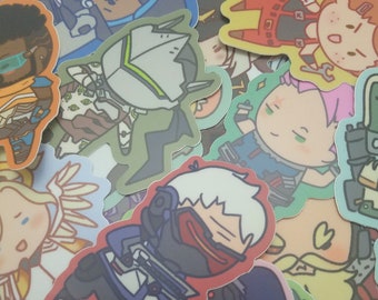 Overwatch Mercy 3 Vinyl Stickers - Etsy