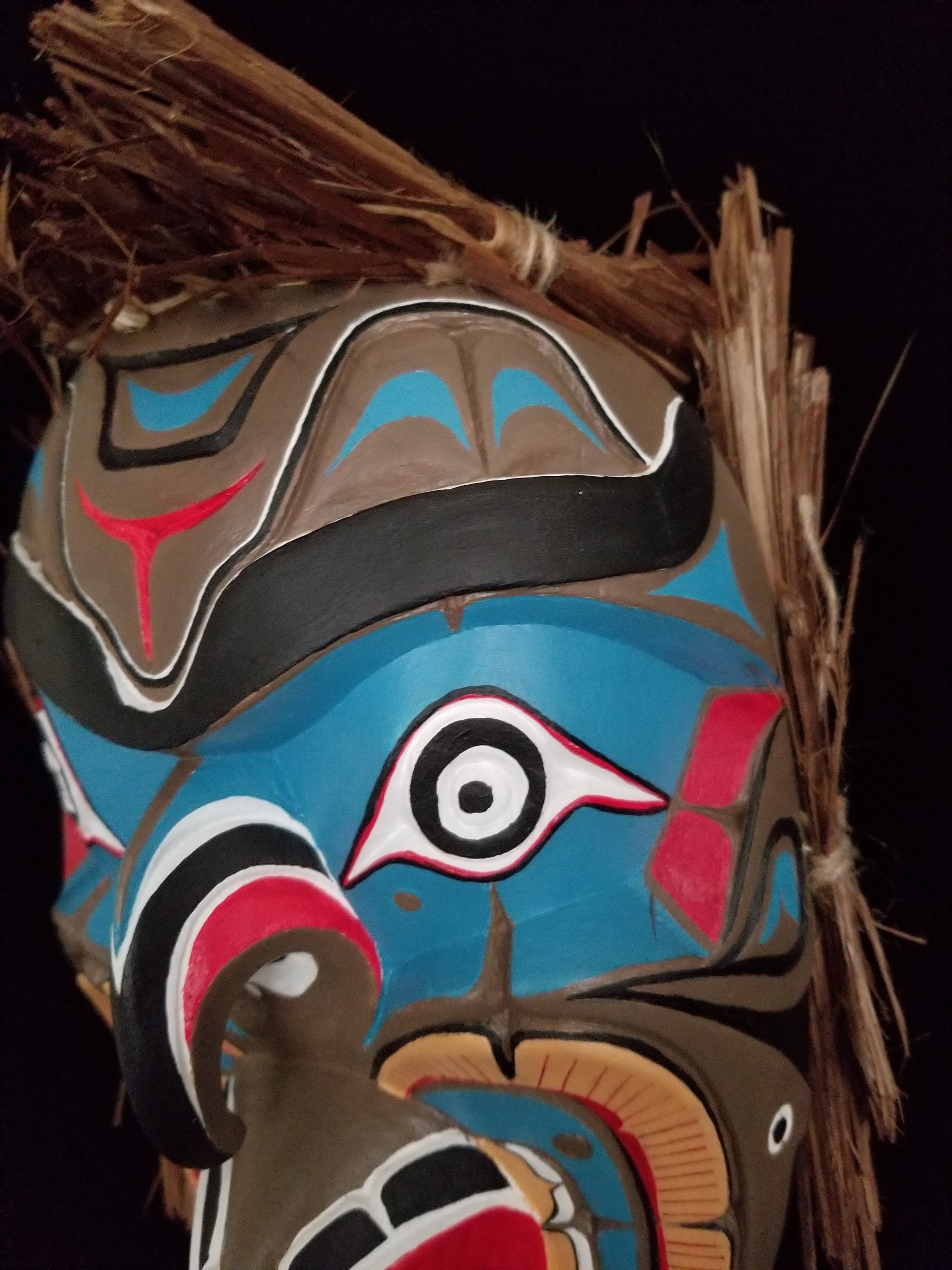 Pacific Northwest Coast First Nation Art Wood Carving Wren - Etsy