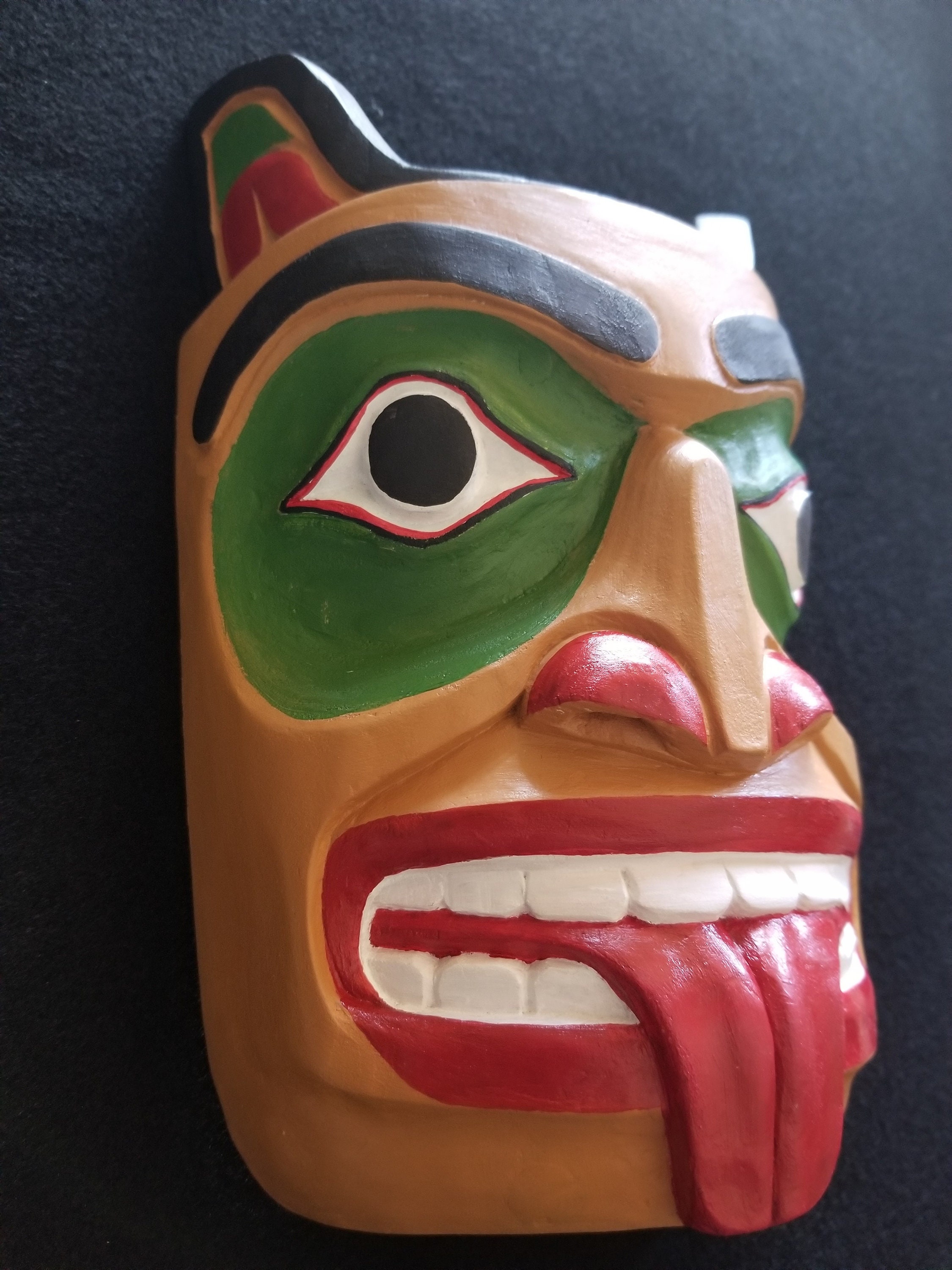 Pacific Northwest Coast First Nation Hand Made Wood Carving - Etsy