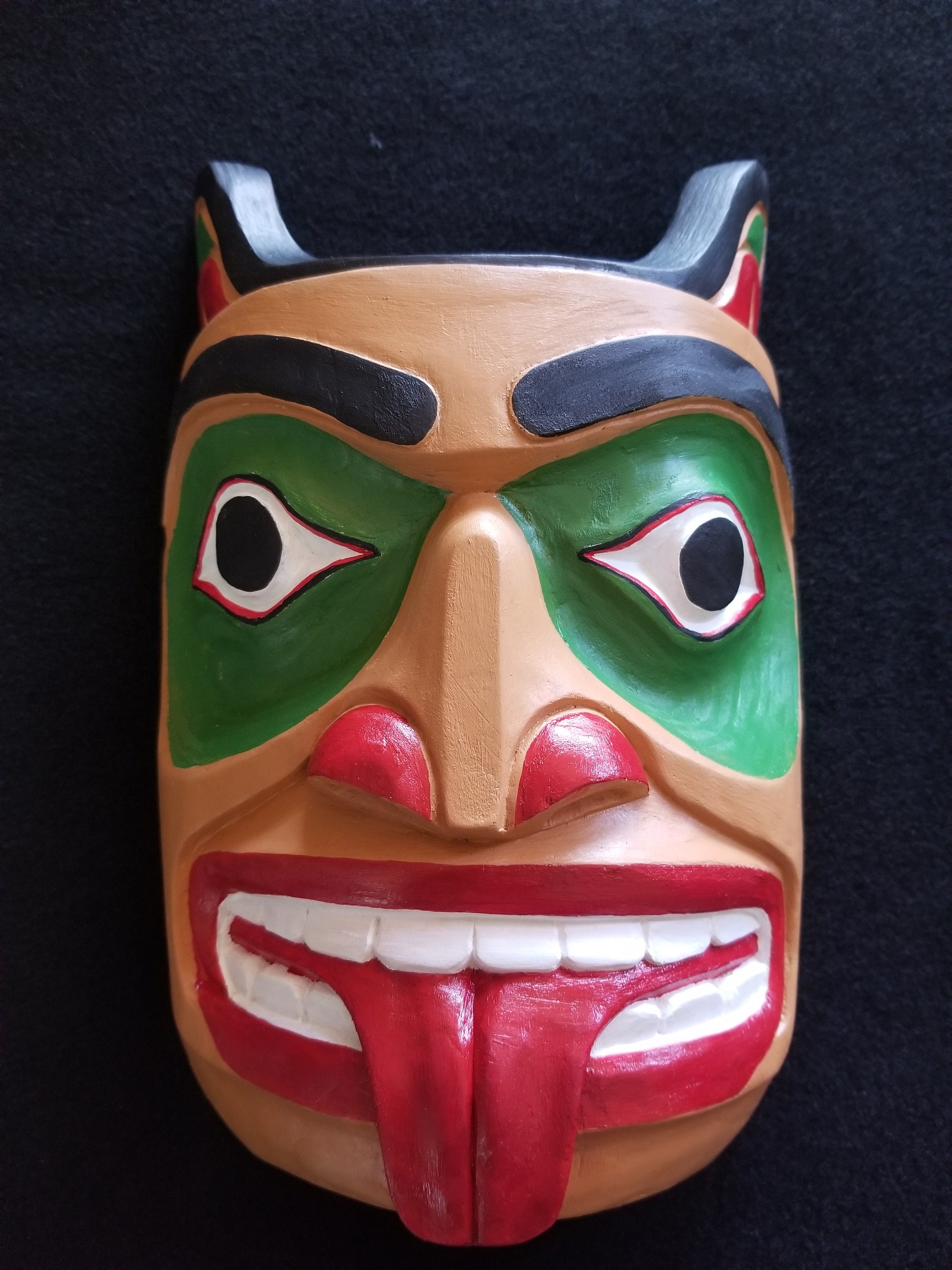 Pacific Northwest Coast First Nation Hand Made Wood Carving - Etsy