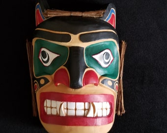 First Nation Mask - Etsy