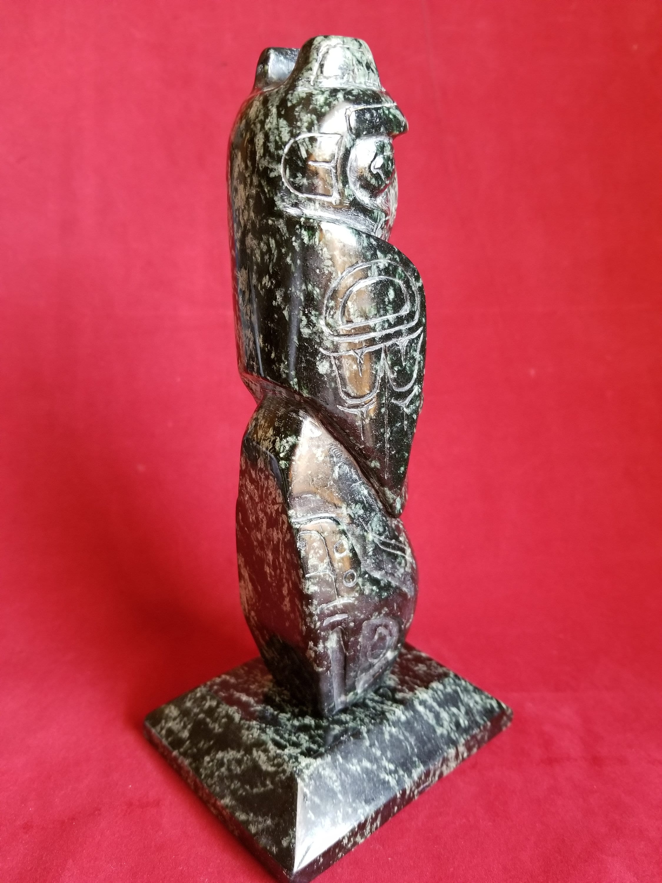 Pacific Northwest Thunderbird, Killer Whale Black Stone/jade Totem ...