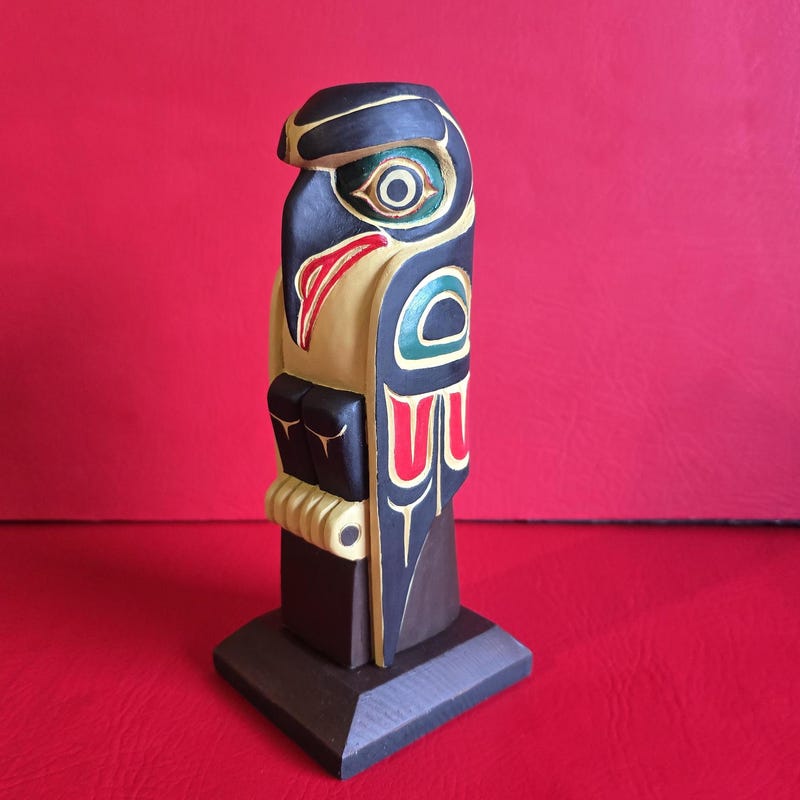 Raven Totem - Etsy