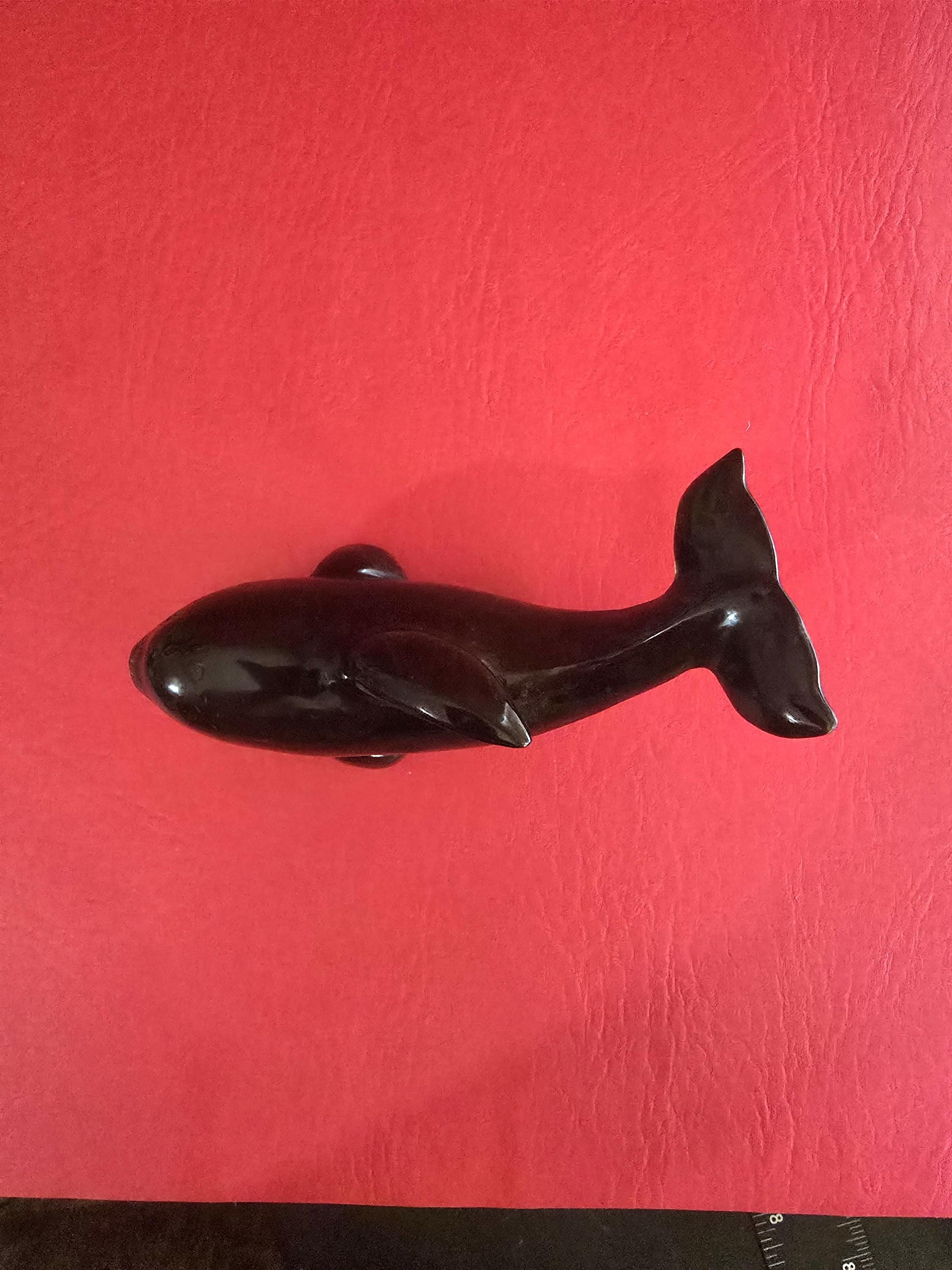 Alaska Killer Whale Orca, Hand Carved, Black Stone Statue Sculptures - Etsy