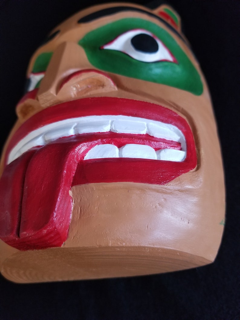 Pacific Northwest Coast First Nation Hand Made Wood Carving - Etsy