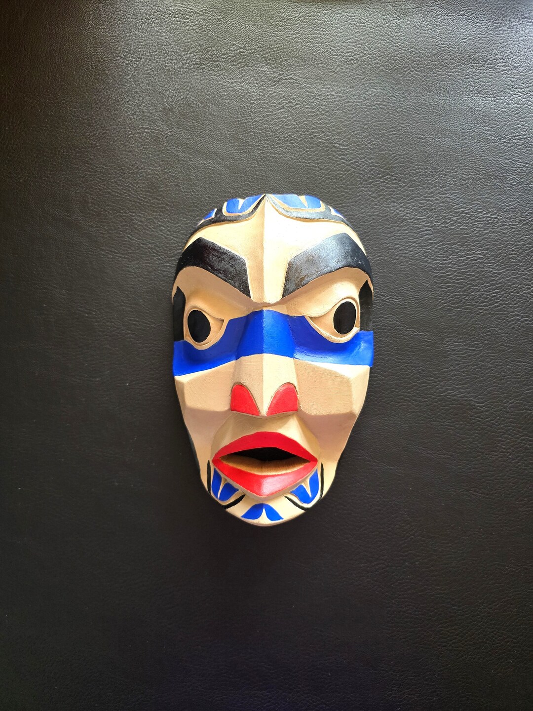 Medium Size Pacific Northwest Coast Hand Made Wood Carved "spirit of ...