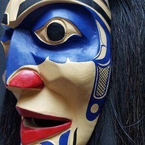 Pacific Northwest Coast Hand Made Wood Carved "spirit of the Potlatch ...