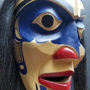 Pacific Northwest Coast Hand Made Wood Carved "spirit of the Potlatch ...