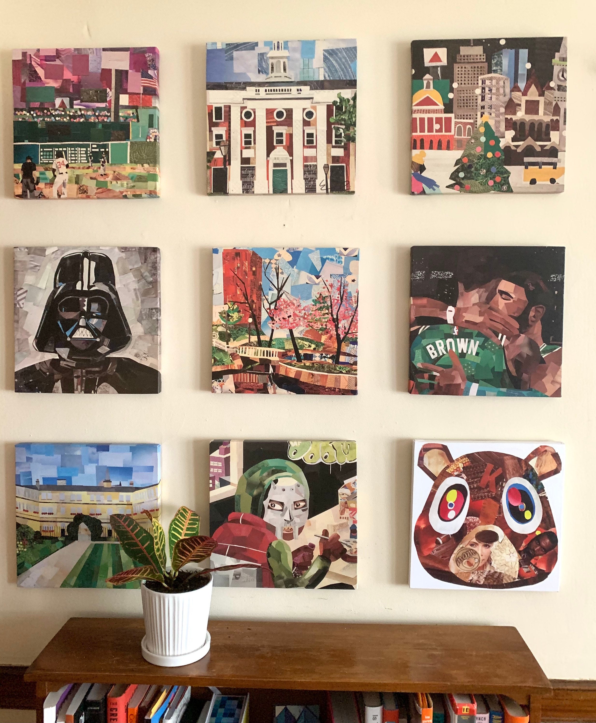 David Ortiz Big Papi Print on Canvas 12 inches x 12 inches - Etsy Nederland