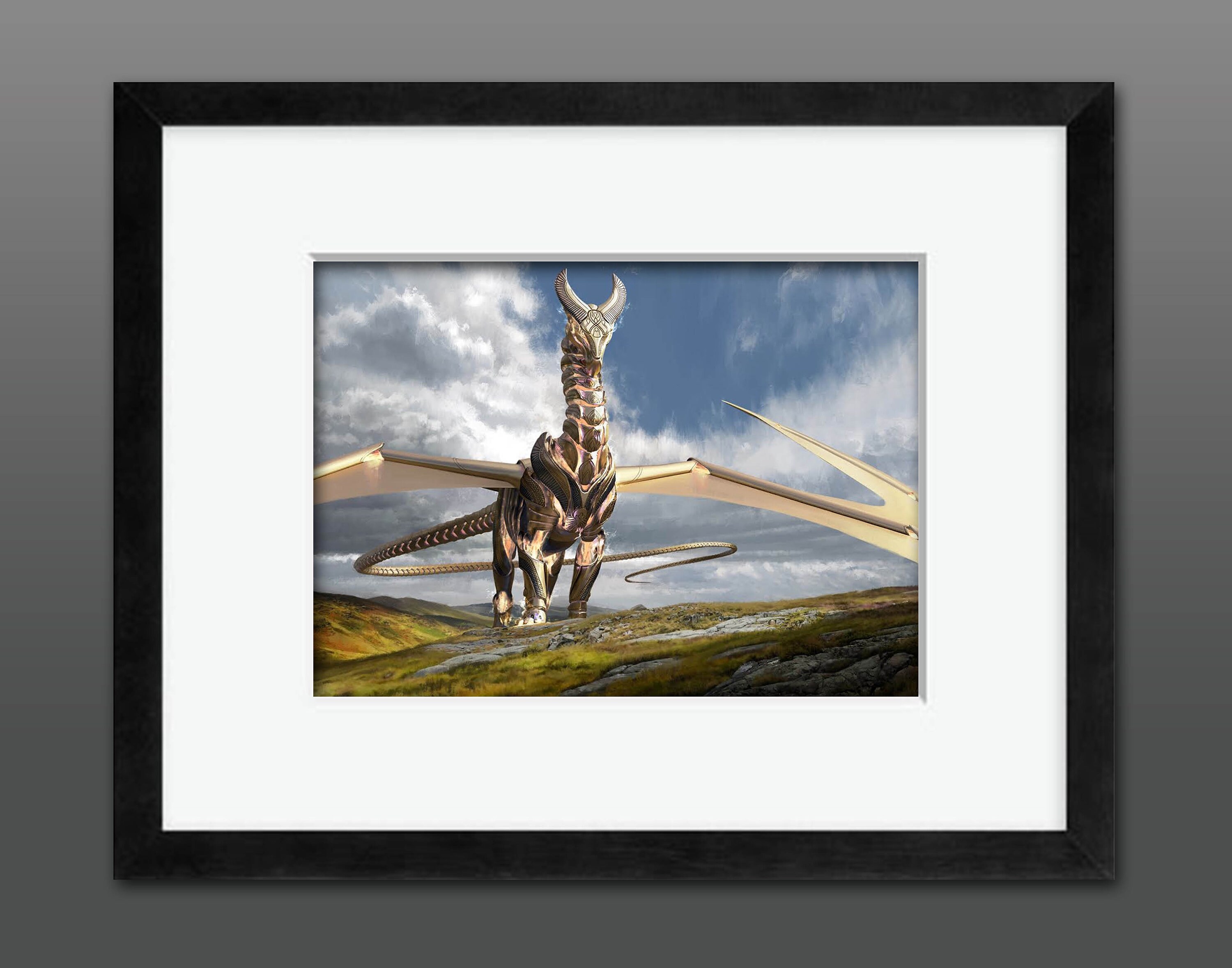 Ramos, Dragon Engine Print - Etsy