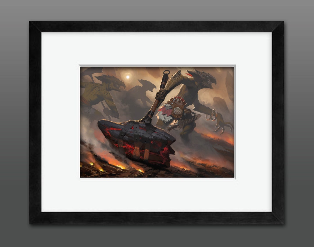 Slab Hammer Print - Etsy