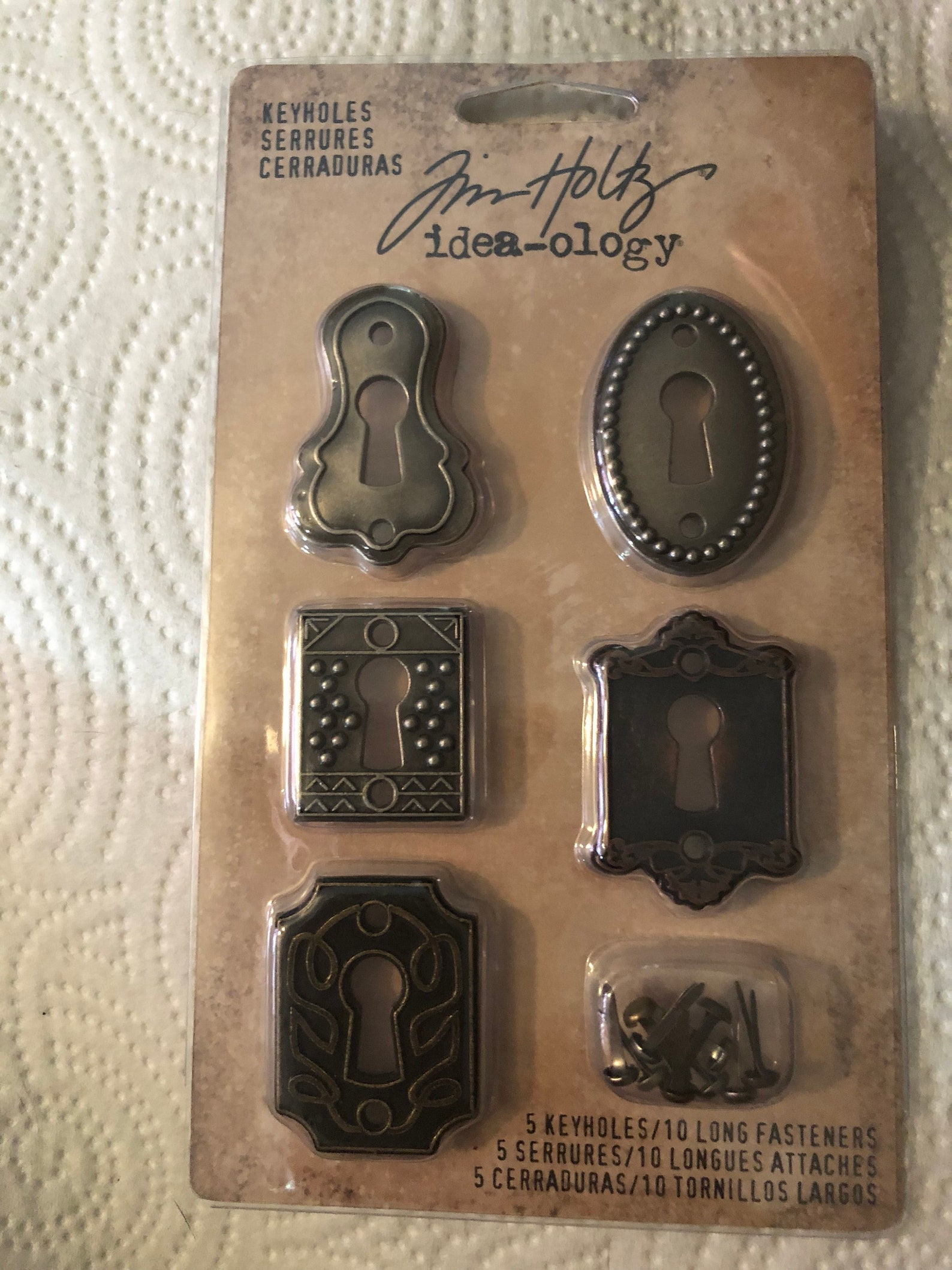 Tim Holtz Keys and Keyholes | Etsy