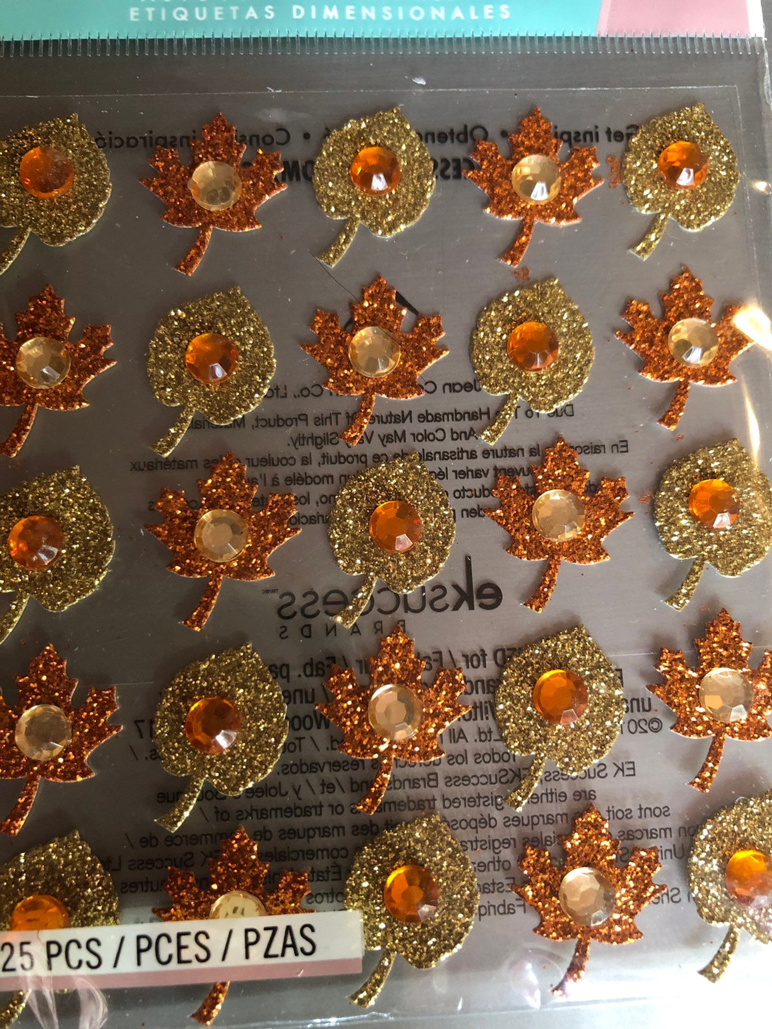 Fall Embellishments Stickers Jolee's Sticko K&Company | Etsy