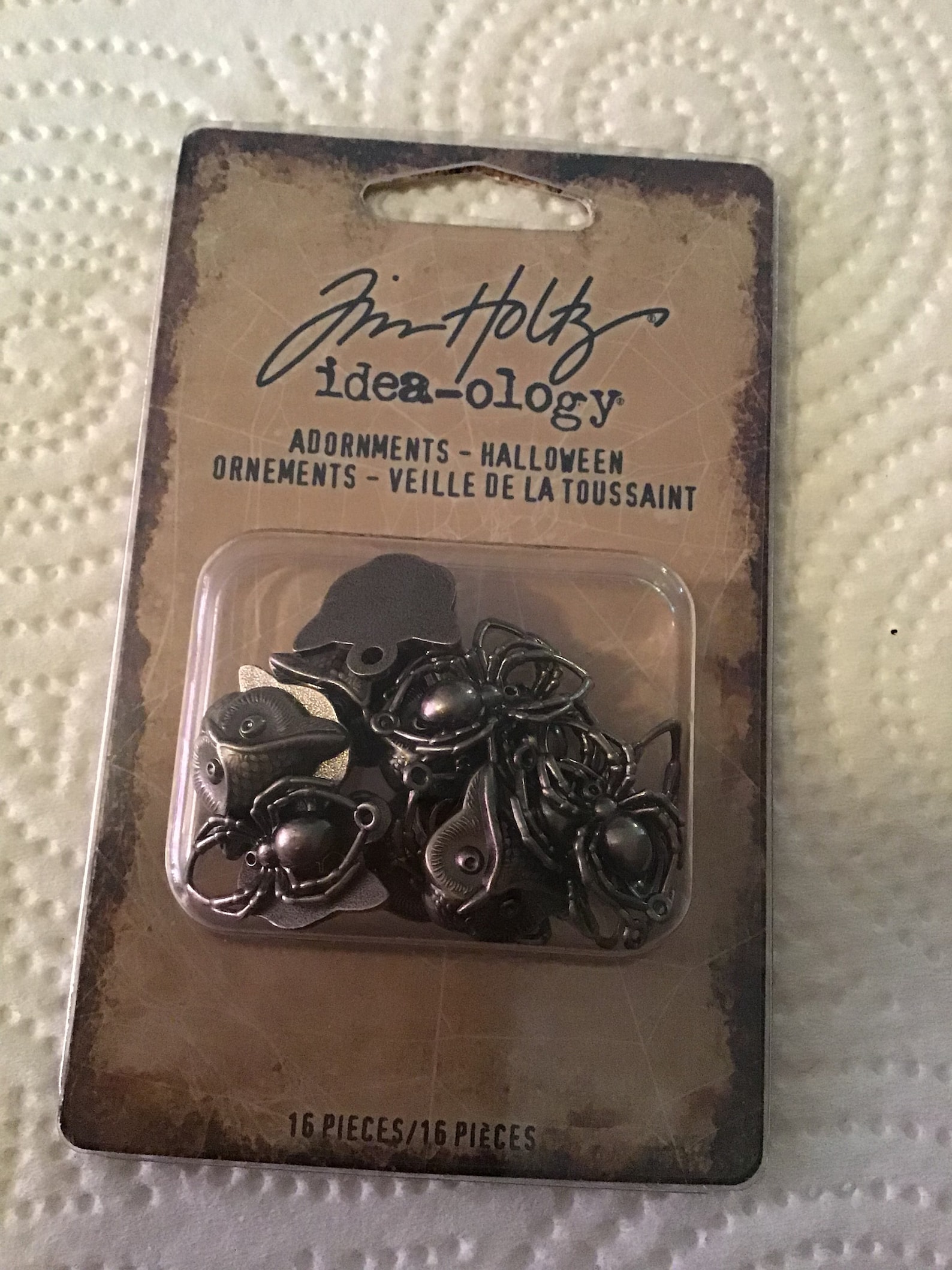 Tim Holtz Halloween Metal Embellishment | Etsy