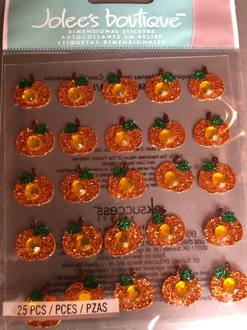 Fall Embellishments Stickers Jolee's Sticko K&Company | Etsy