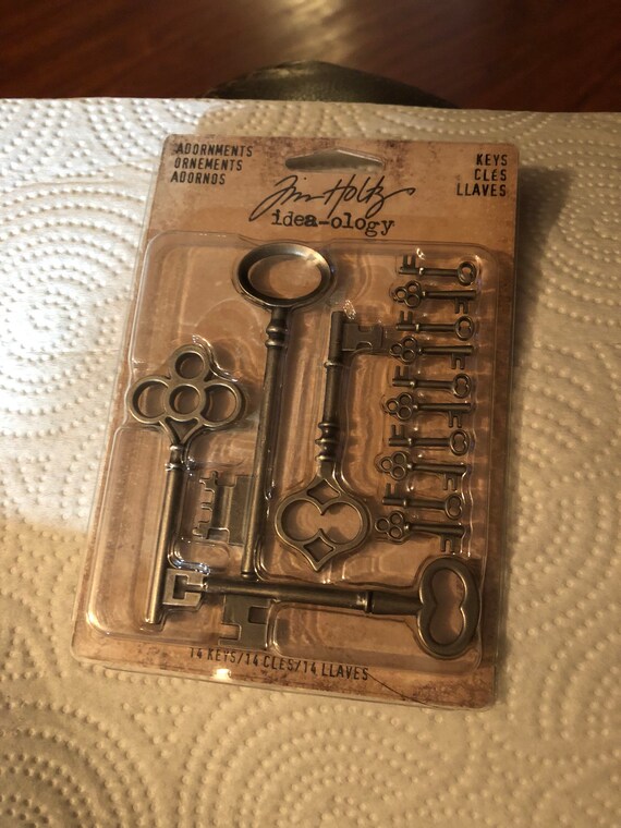 Tim Holtz Keys and Keyholes | Etsy