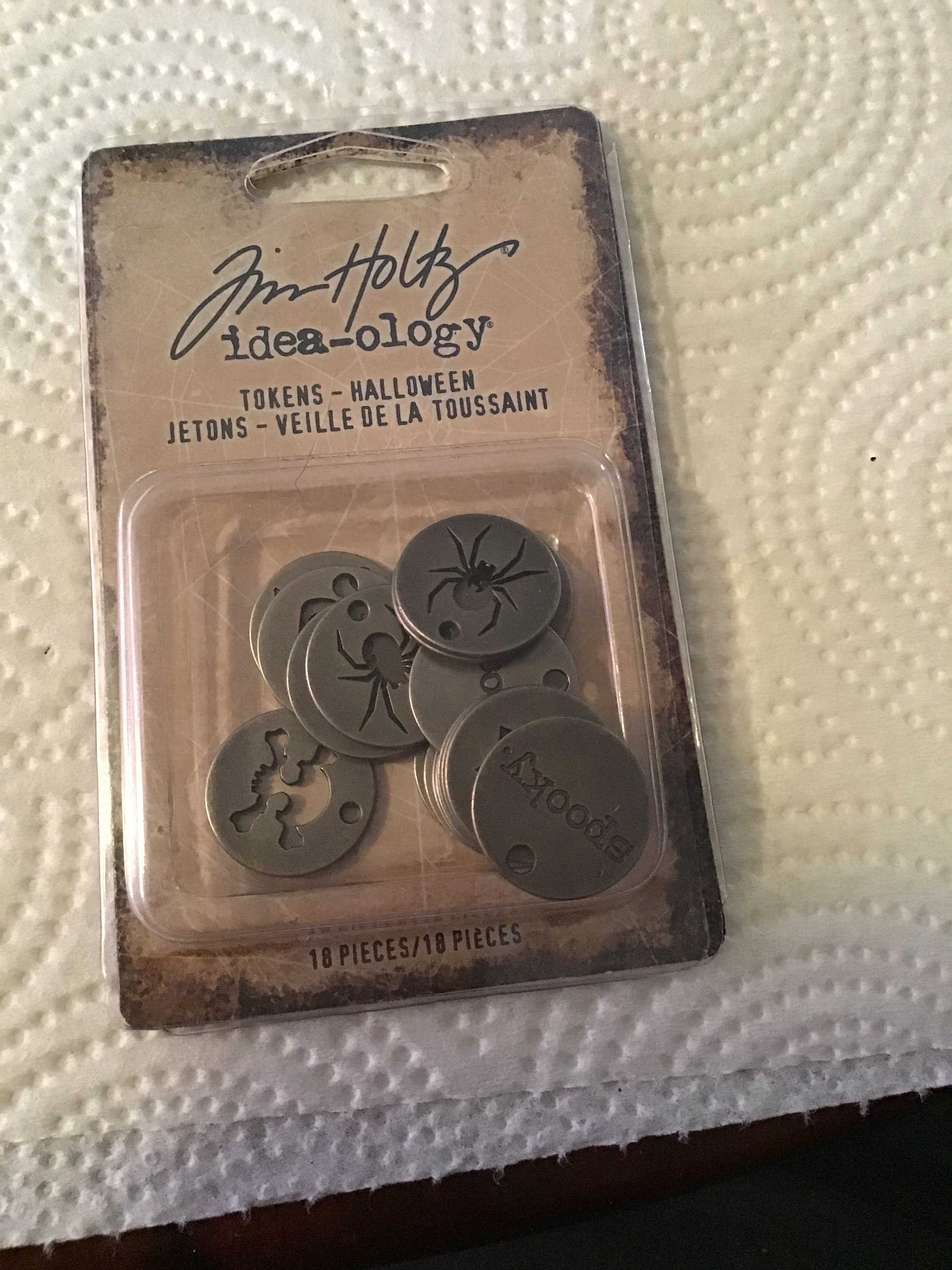 Tim Holtz Halloween Metal Embellishment | Etsy