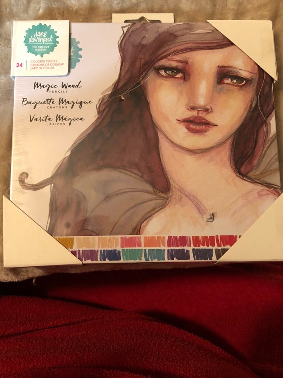 Jane Davenport Magic Wand Colored Pencils 24 | Etsy