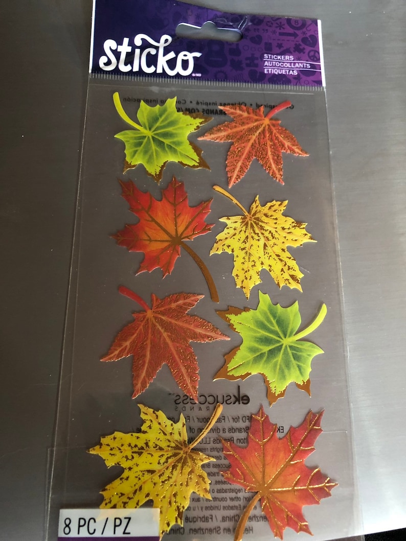 Fall Embellishments Stickers Jolee's Sticko K&Company | Etsy