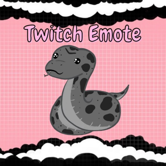 Gray Snake Twitch Emote | Etsy