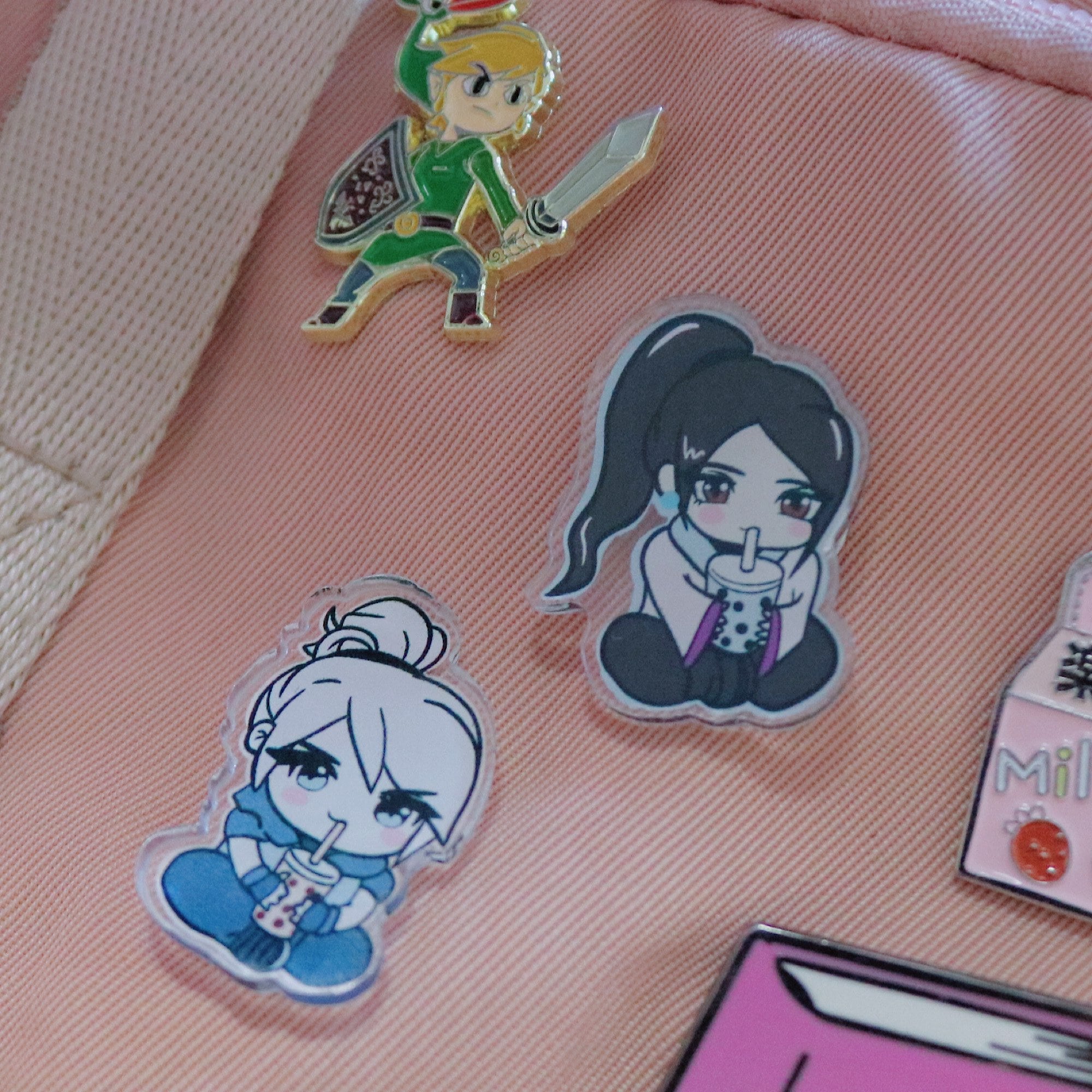 Valorant: Jett/ Sage Boba Acrylic Pins - Etsy