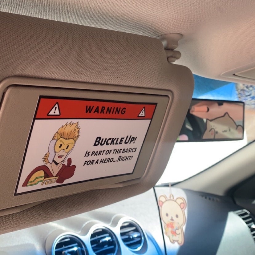 Warning: Lemilion Car Sticker / Mew Car Sticker/ Chika Anime Car ...