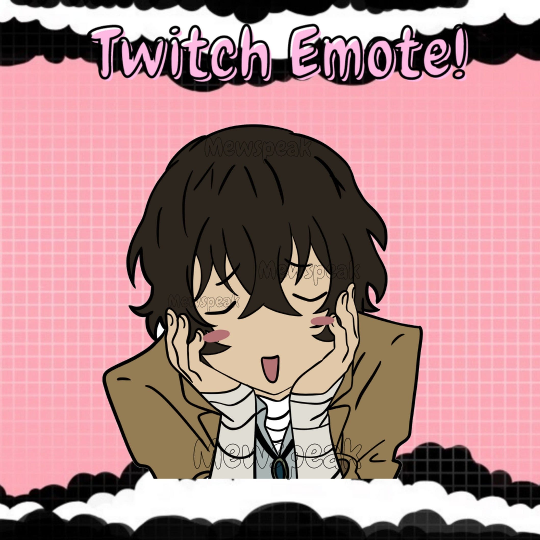 Dazai Twitch Emote/badge - Etsy