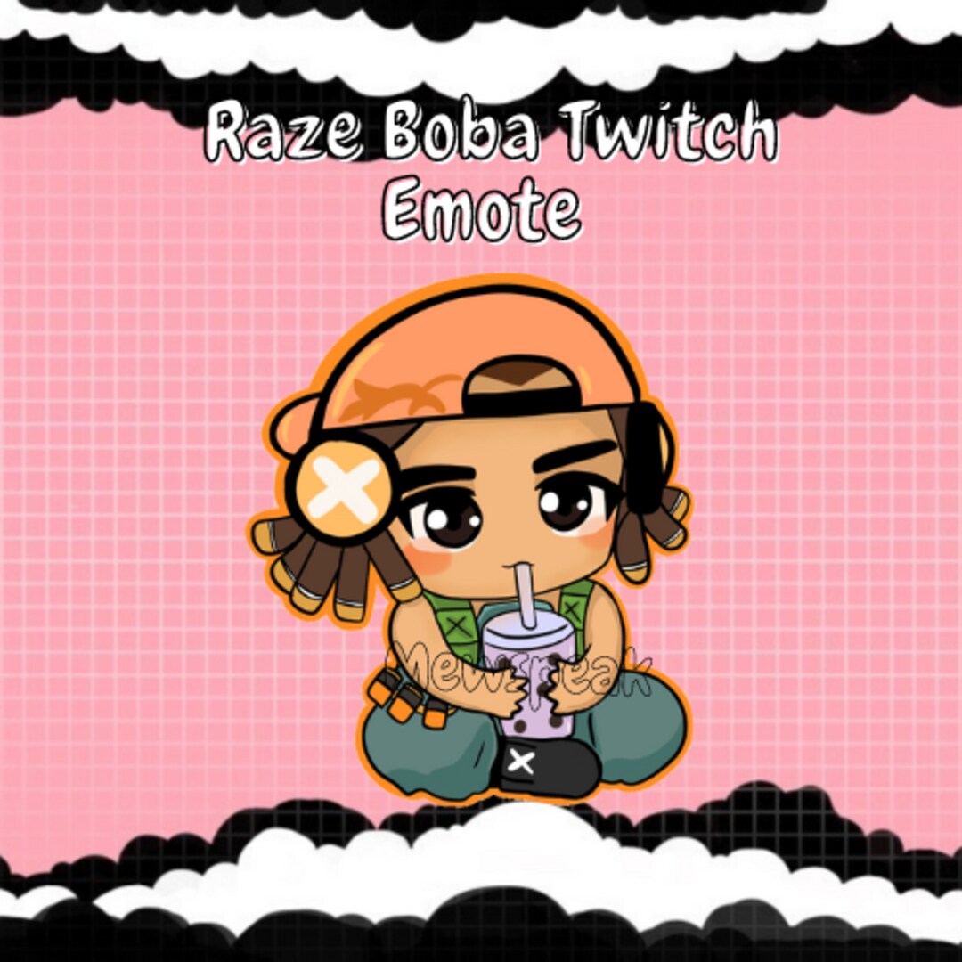 Twitch Valorant/raze Emote Boba - Etsy