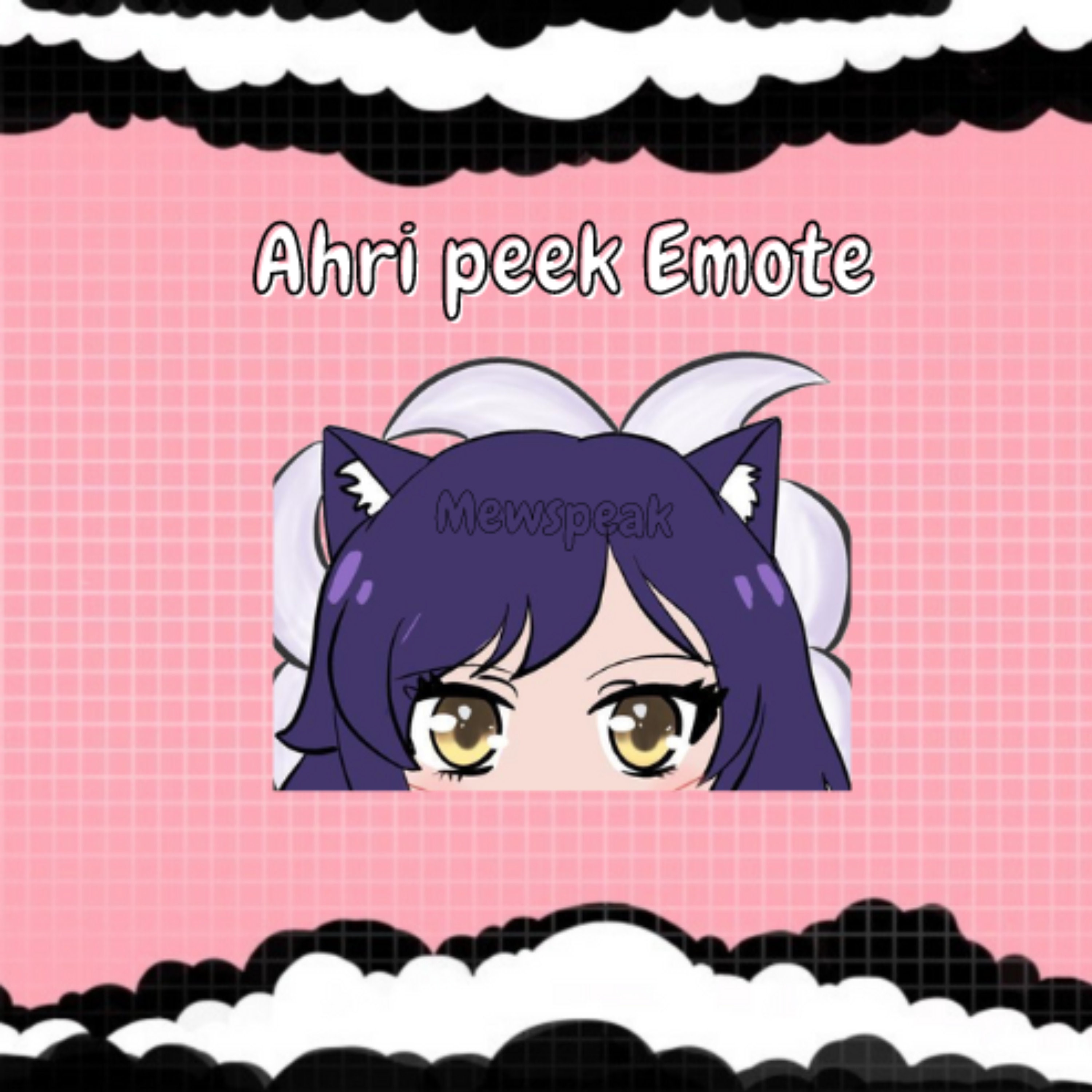 Ahri Cute Twitch Emote - Etsy