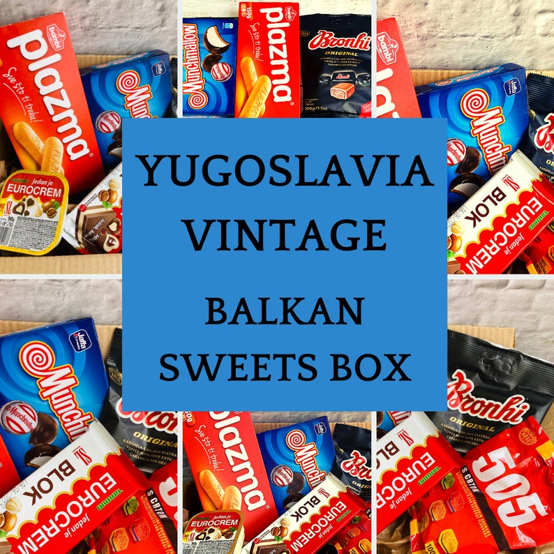 Yugoslavia Balkan Sweets Box Nostalgia Candy Gift Souvenirs - Etsy