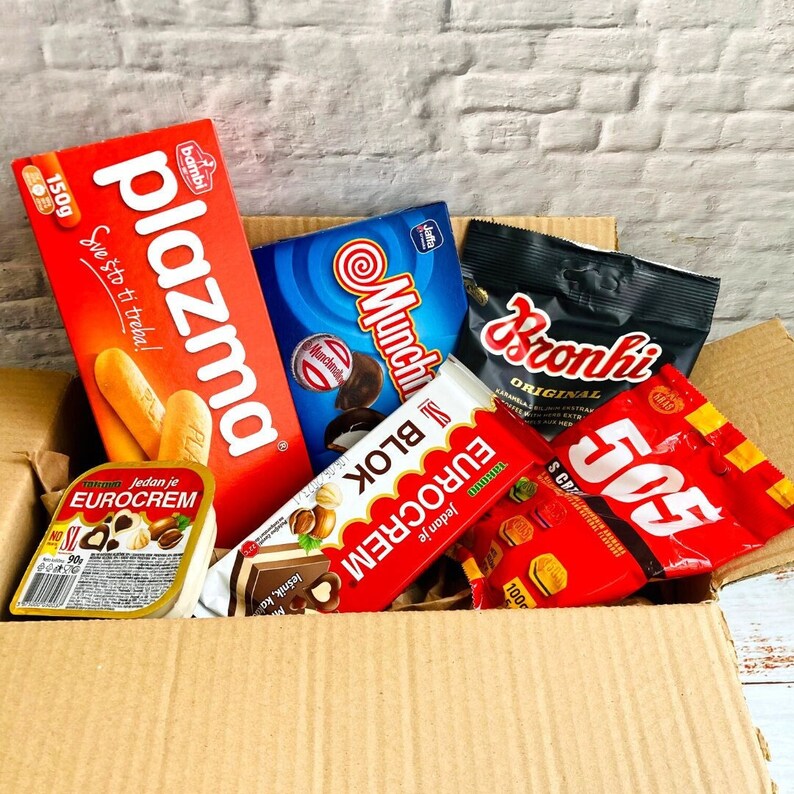 Yugoslavia Balkan Sweets Box Nostalgia Candy Gift Souvenirs - Etsy