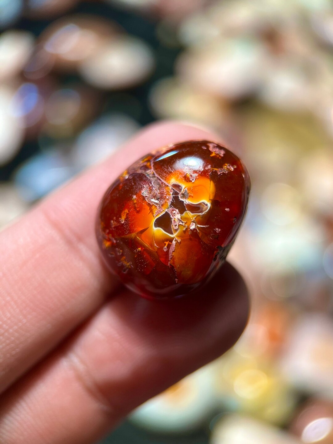 Blood Drop, Cantera Fire Opal, AA Grade Quality Collection. 20.79 ...