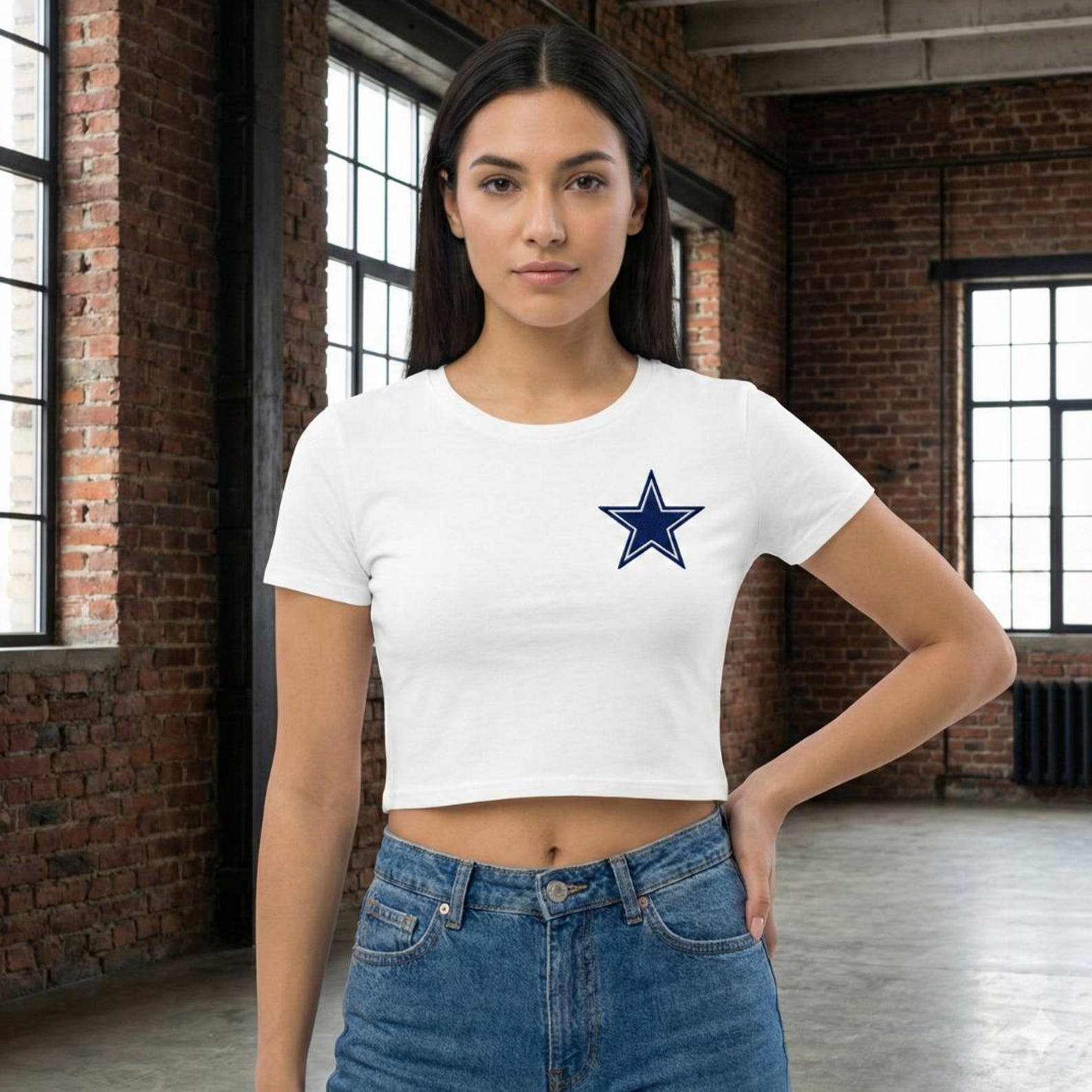 Blue Star Embroidered Patch | Football Inspired Badge | Bold Star ...