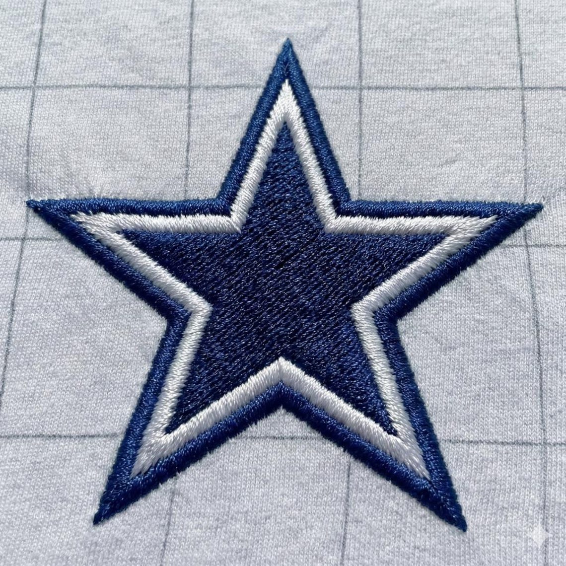 Blue Star Embroidered Patch | Football Inspired Badge | Bold Star ...