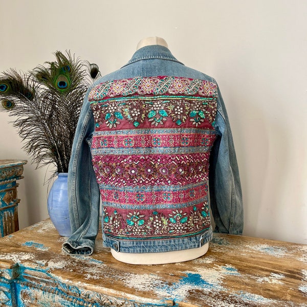 Embellished Denim Jacket - Etsy