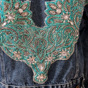Embellished Denim Jacket - Etsy