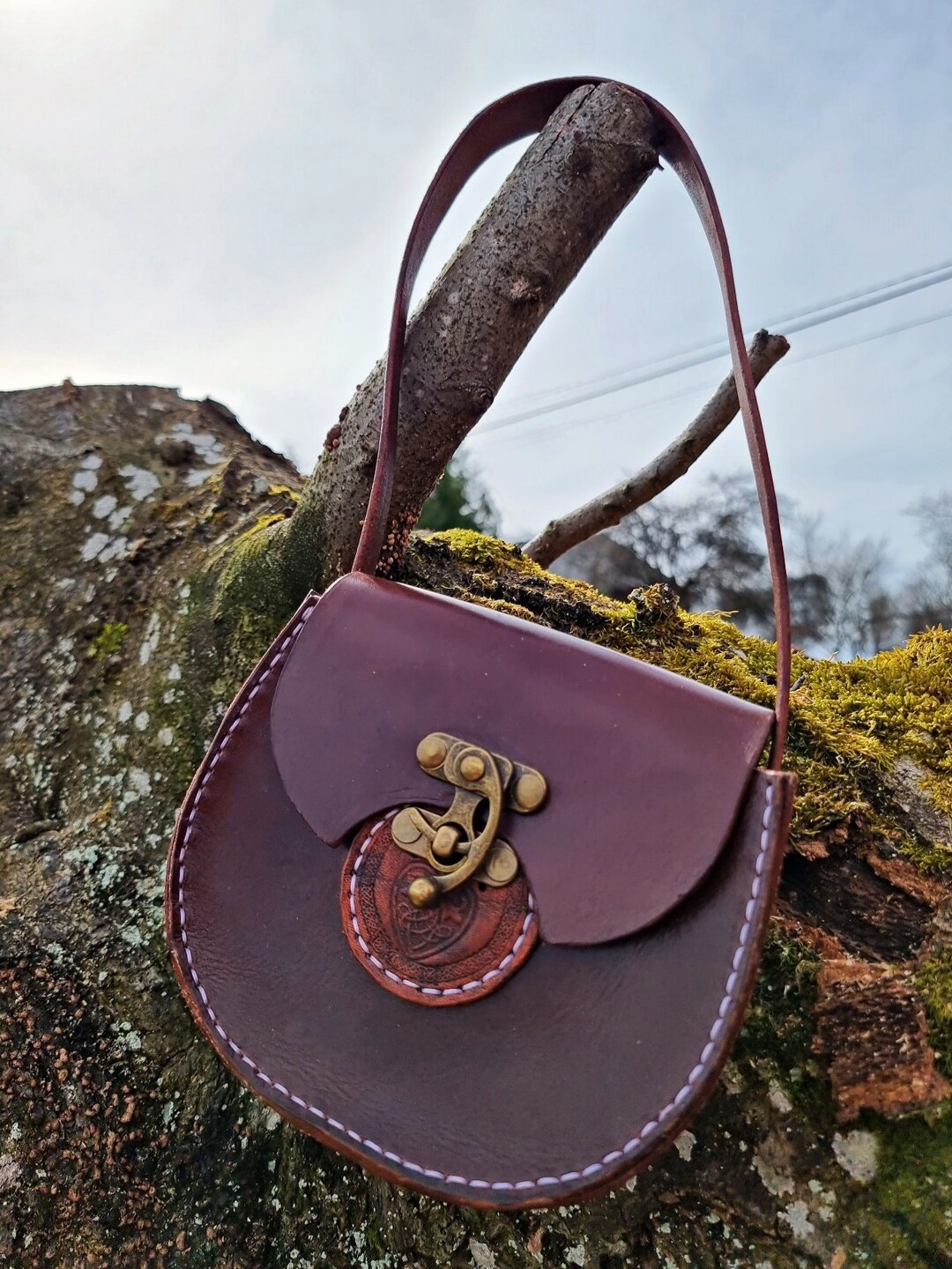 Celtic Model Leather Lady Purse - Etsy