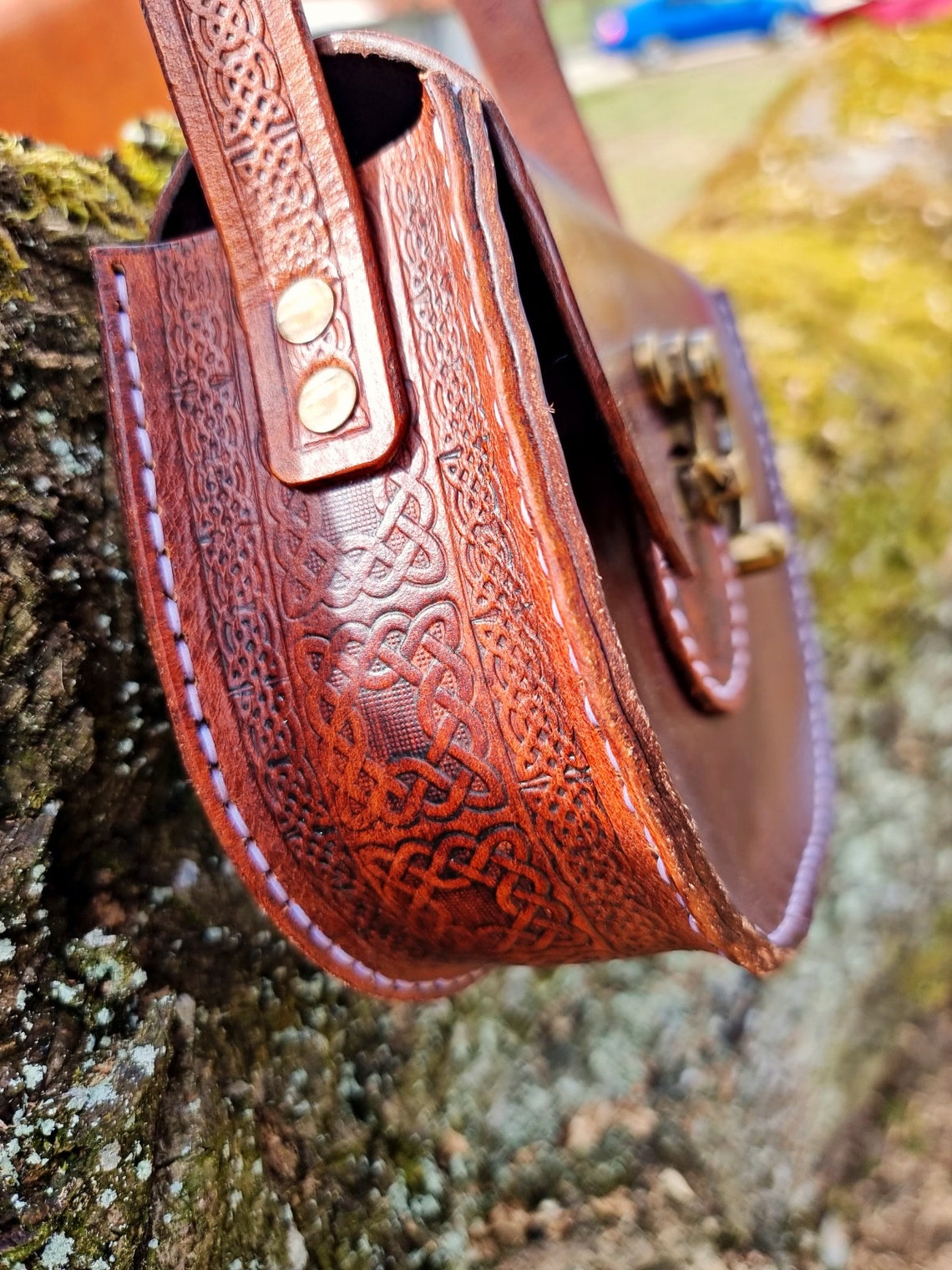 Celtic Model Leather Lady Purse - Etsy