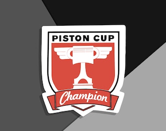Piston Cup Sticker - Etsy